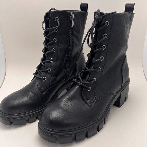 Dirty Laundry | Shoes | Dirty Laundry Black Vegan Leather Boots Womens ...